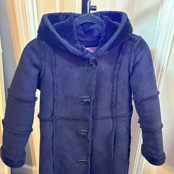 Copper Key | Jackets & Coats | Copper Key Black Faux Suede Coat For ...